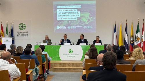 El rector de la UNIA y el presidente de la Diputación de Huelva inauguran el II Encuentro ...